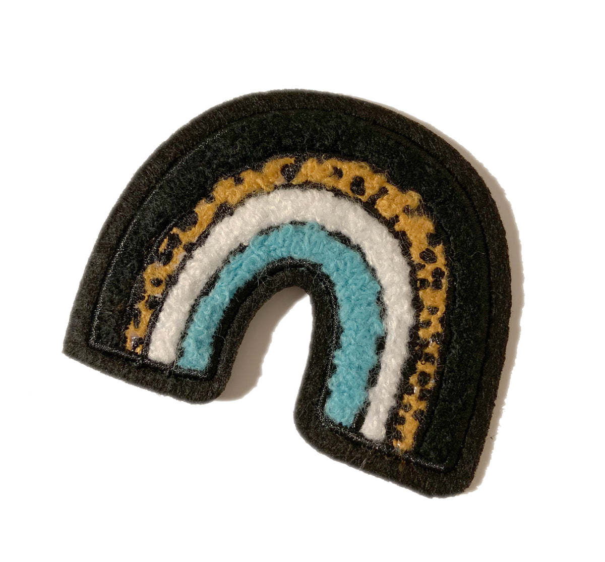 Small Fuzzy Rainbow Patch, 3 inches in size – Drawings By Nicole