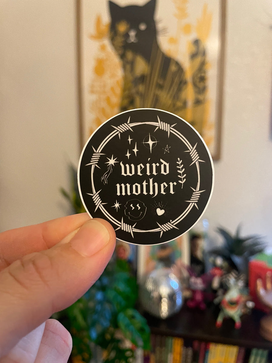 Weird Mother 90s tattoo vinyl sticker, smaller at 2x2 inch – Drawings ...