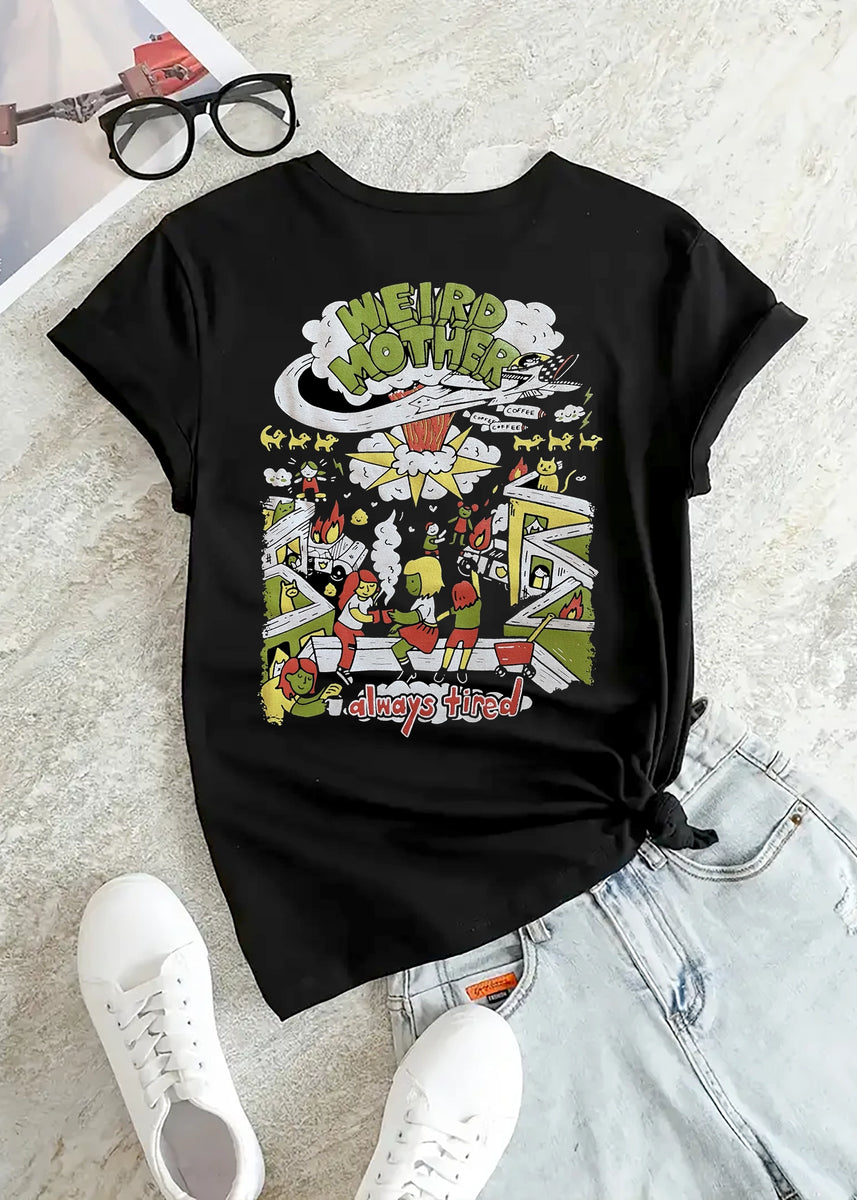 Weird Mother 90s Explosion Shirt, unisex sizing – Drawings By Nicole
